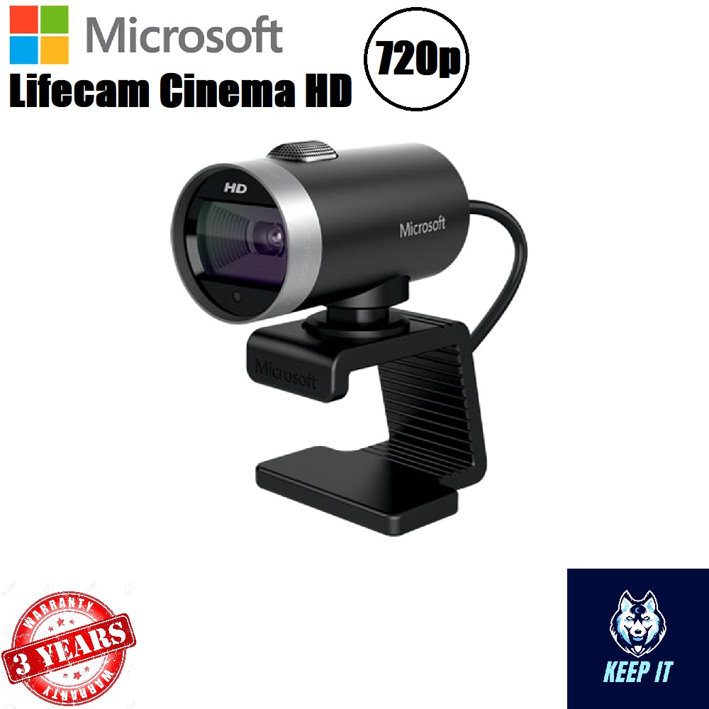 Webcam Microsoft LifeCam Cinema HD รับประกันศูนย์3ปี - keep_it - ThaiPick