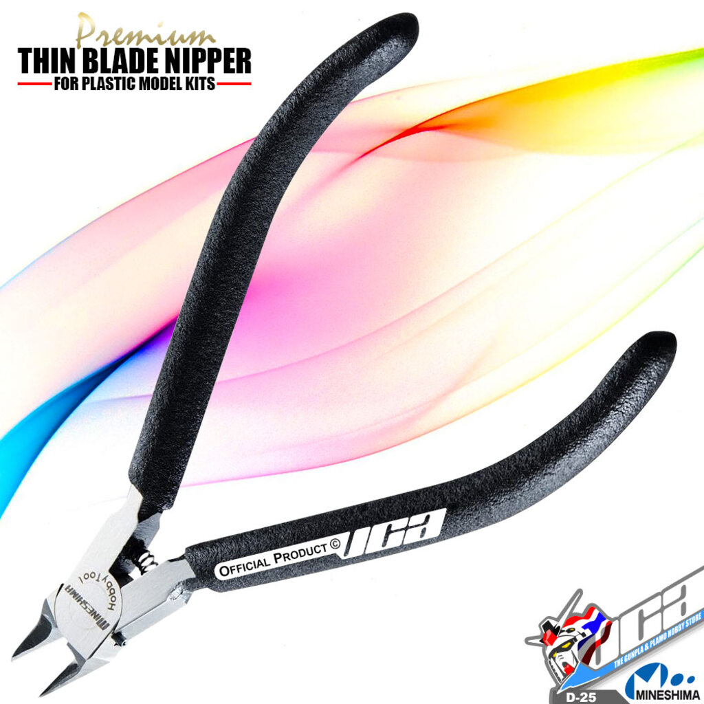 MINESHIMA D-25 PREMIUM THIN BLADE NIPPER คีมตัด สำหรับตัดโมเดล กันดั้ม กันพลา VCA GUNDAM ...