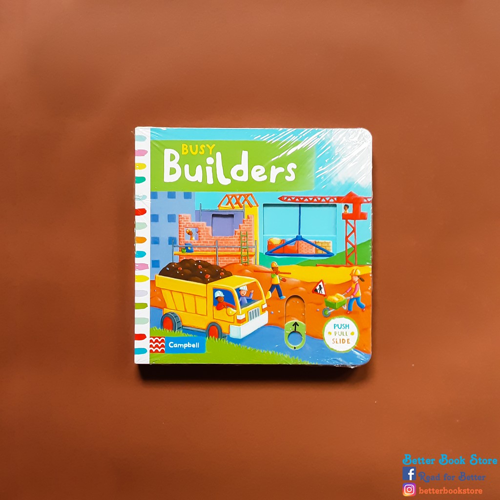 Busy Builders หนังสือเด็ก บอร์ดบุ๊คพร้อมกิจกรรม ภาษาอังกฤษ ...