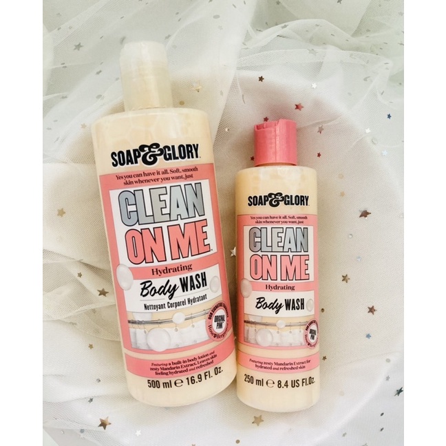 Soap & Glory Clean On Me Hydrating Body Wash 500 ml. | Shopee Thailand