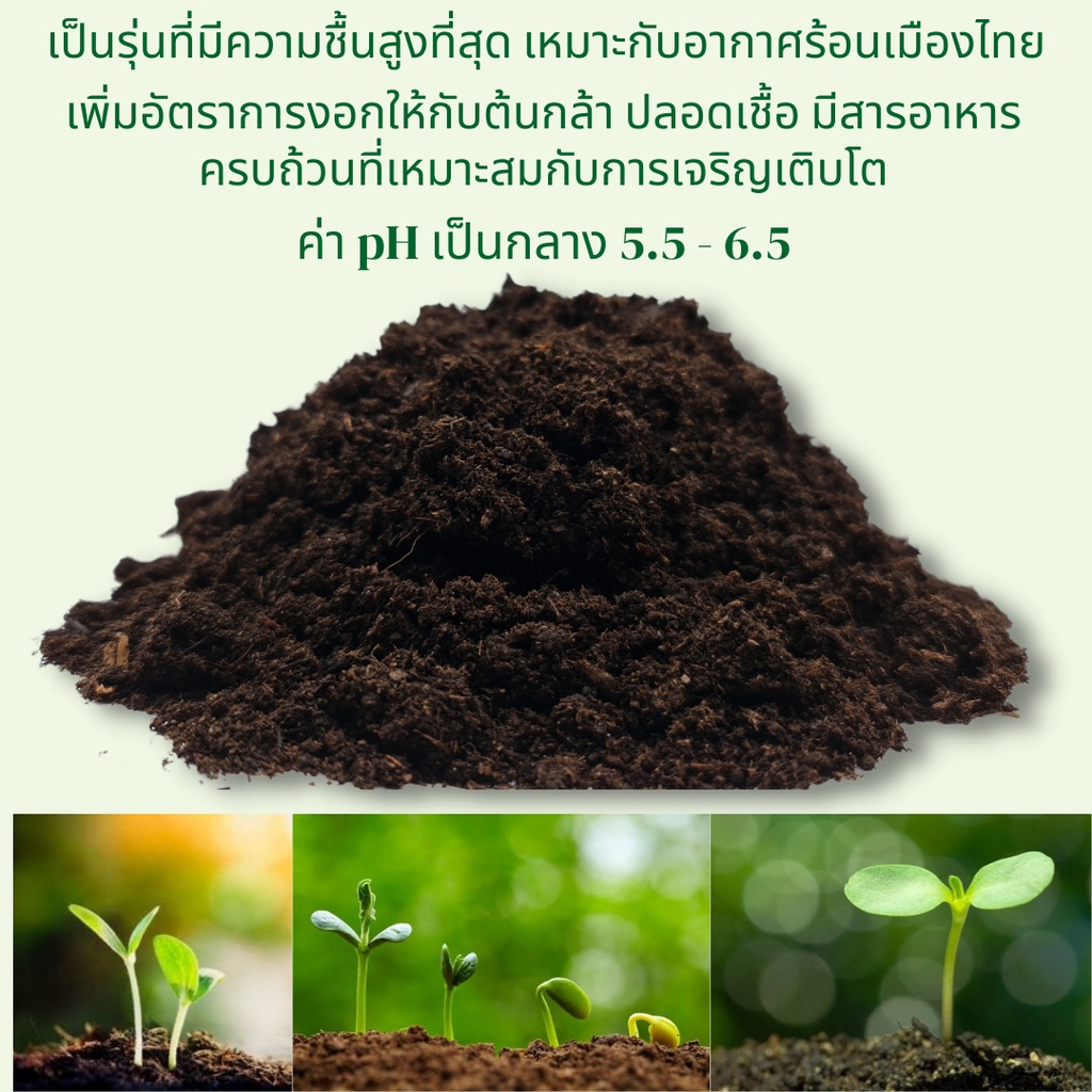 วัสดุเพาะกล้า พีทมอสสำหรับเพาะต้นกล้า Potgrond H คลาสแมน (klasmann ...