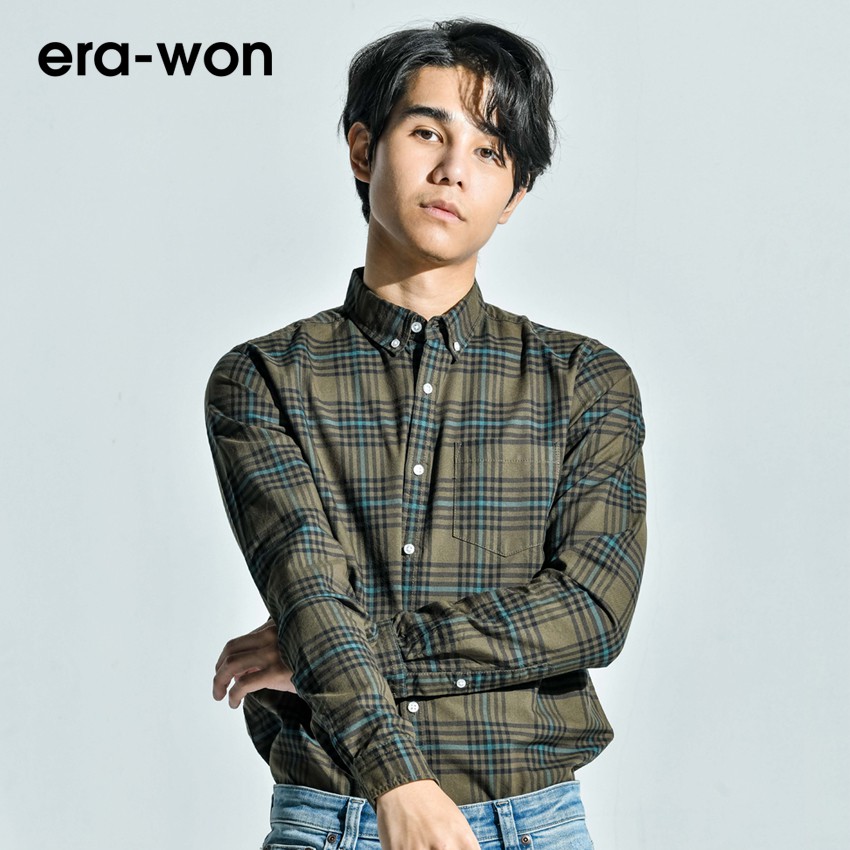 era-won เสื้อเชิ้ต Oxford Shirt สี Osaka - erawon_official_store - ThaiPick