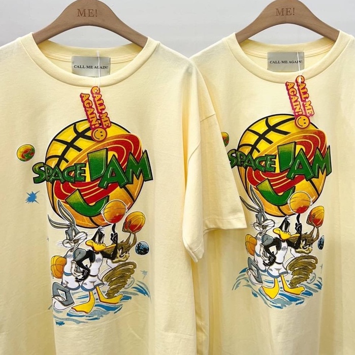 เสื้อยืดโอเวอร์ไซส์ Call Me Again สกรีนสวยๆสไตล์เกาหลี ผ้าคอตตอนเกาหลี ...