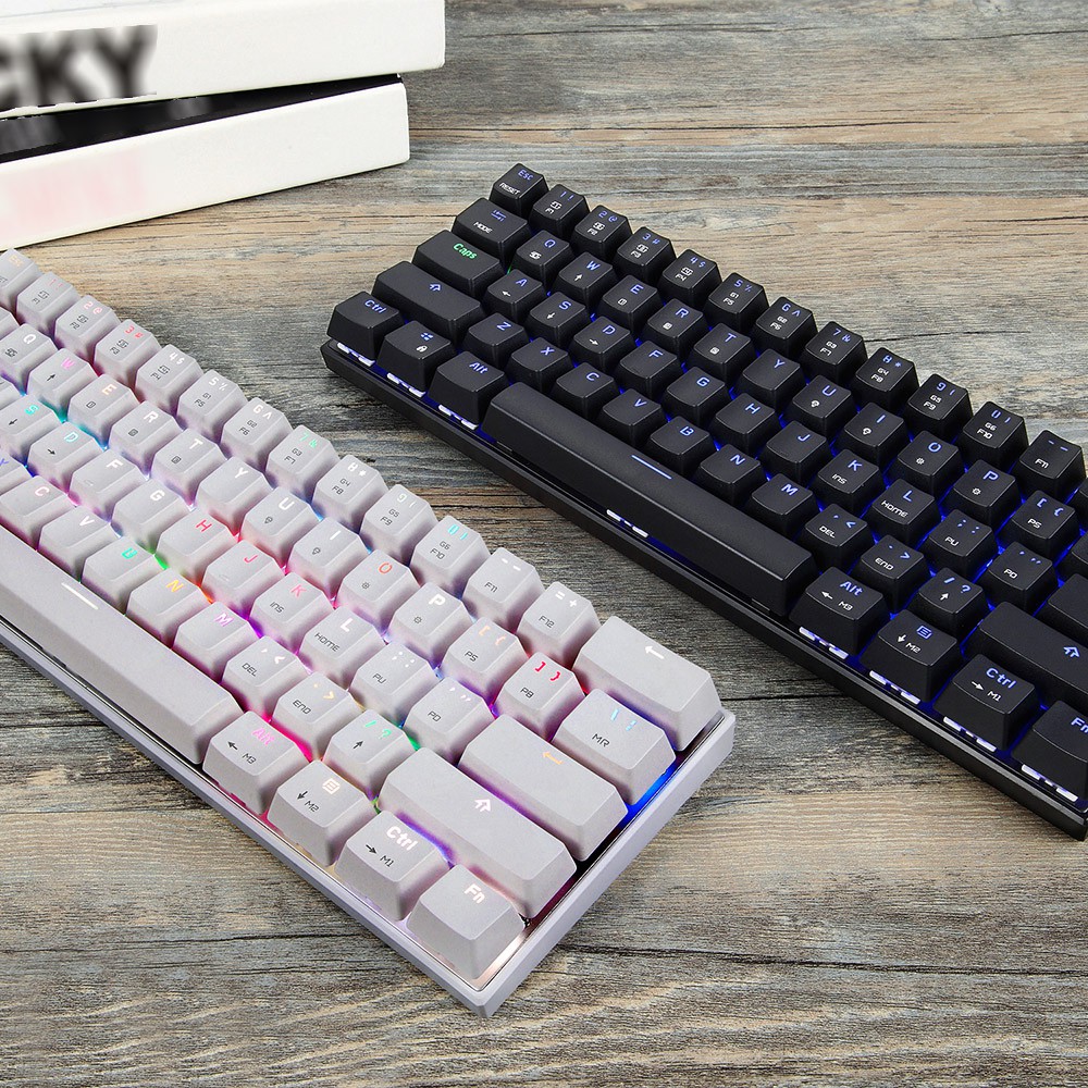 CK 62 BT 3.0 Wired RGB Mechanical คีย์บอร์ดสำหรับ Tablet แล็ปท็อปสมาร์ท ...