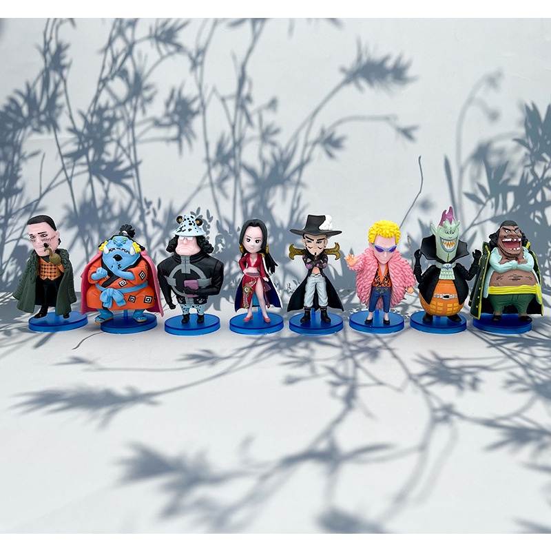 โมเดลฟิกเกอร์ PVC อนิเมะ One Piece Shichibukai Q Version ของเล่นสําหรับ ...