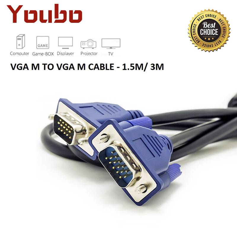 Youbo ( 1 . 5 ม . / 3 . 0 ม . ) Vga Male To Vga Male 15 Pin Vga สายเคเบิ้ล / Vga Male To Hdmi ...