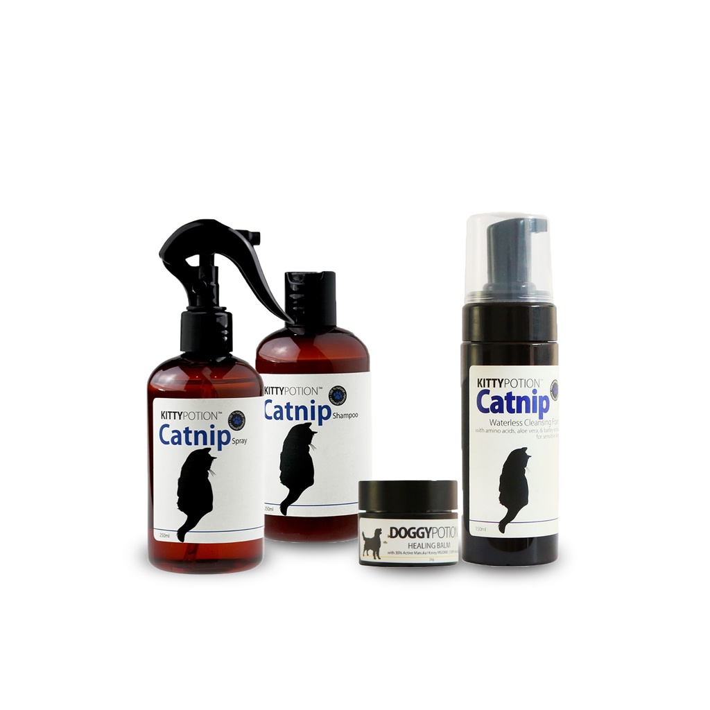 Kitty Potion Catnip Set เซ็ทแคทนิพช่วยให้น้องแมวผ่อนคลาย - doggypotion ...