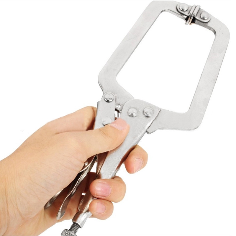 9" 23cm Locking Vise Grip Welding Clamp C-clamp Sheet Steel Clamp Plier ...