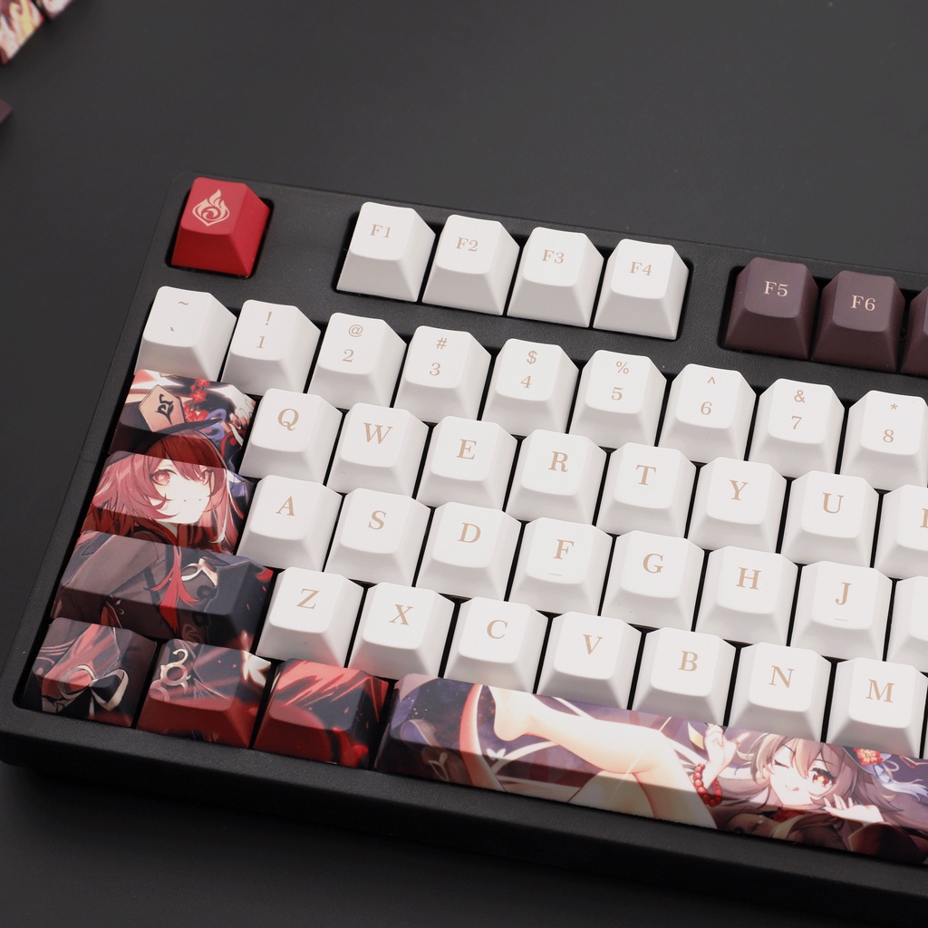 Genshin Impact Hutao Keqing General Thunder Keycap Cherry profile Theme ...