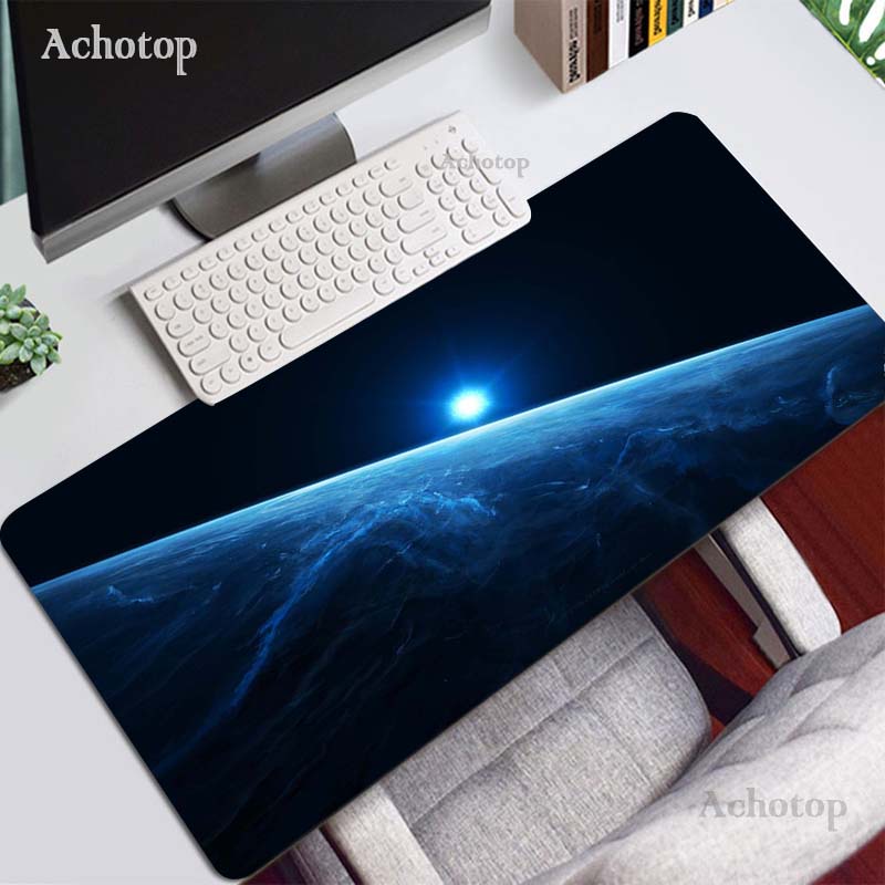ผลิตภัณฑ์อย่างเป็นทางการSpace Blue Pad Large Gaming waterproof Mouse ...