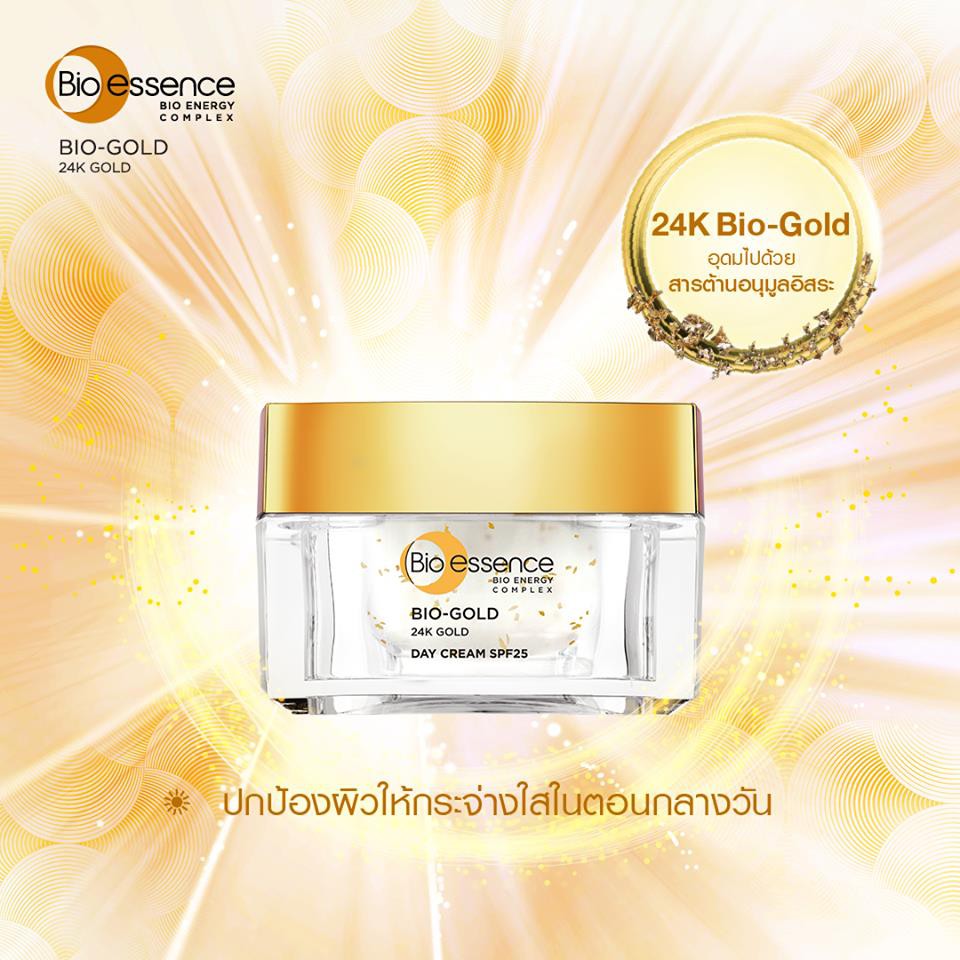 Bio Essence BIO-GOLD DAY CREAM SPF 25 40g (ครีมบำรุงผิว ลดเลือนริ้วรอย ...