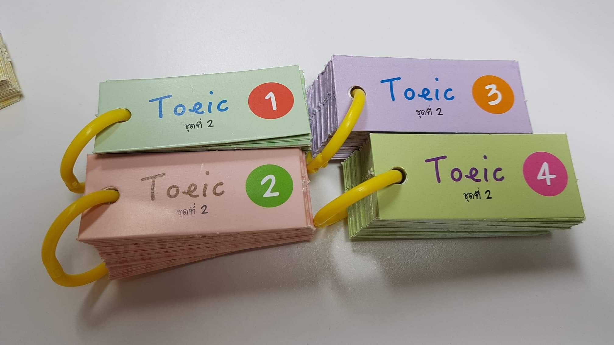 MISBOOK Mini Flashcards Short Note ศัพท์เตรียมสอบ TOEIC ชุดที่ 2 ...