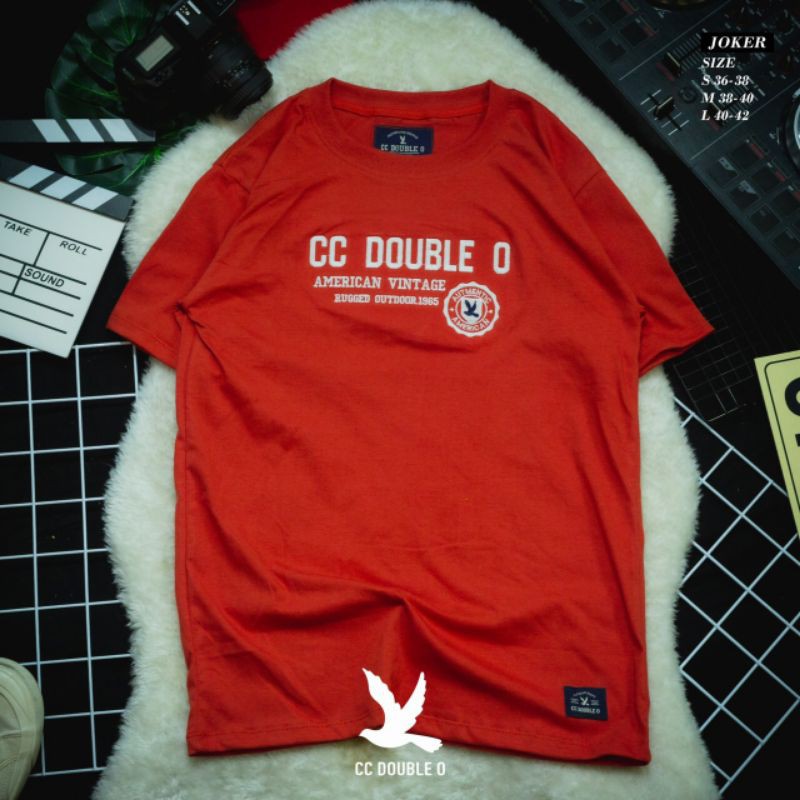 เสื้อยืดแขนสั้น CCOO งานปัก-งานป้ายห้อย Cotton 100 ( SMLXL ) No.44 - small.room - ThaiPick