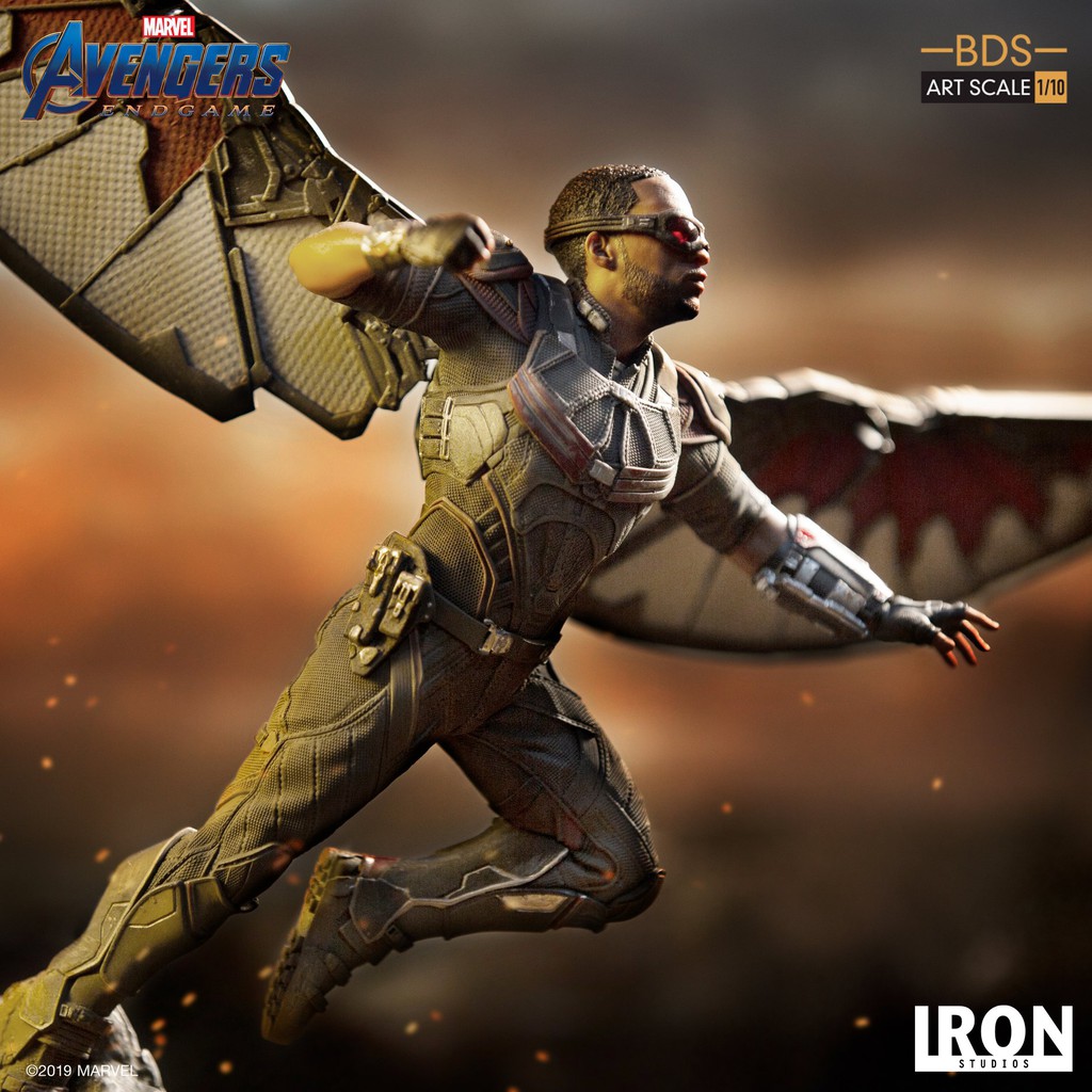 Falcon Avengers Endgame BDS 110 Scale by Iron Studios (Statue งานปั้น ของสะสม) - toytopia_store ...