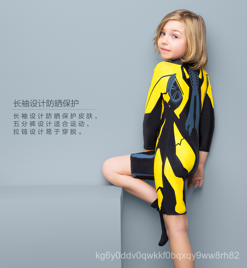Van der Ann ชุดว่ายน้ำเด็กชุดว่ายน้ำเด็กชิ้นเดียวชุดว่ายน้ำเด็กเด็กชาย ...