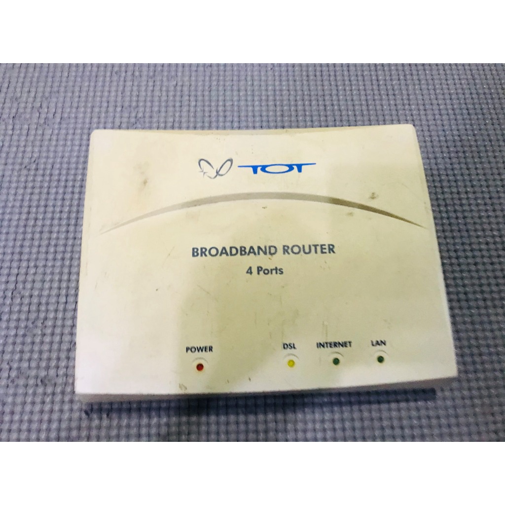 ฺBroadband Router TOT 4 ช่อง เร้าเตอร์ Wifi โทรศัพท์ ทีวีดิจิตอล ...
