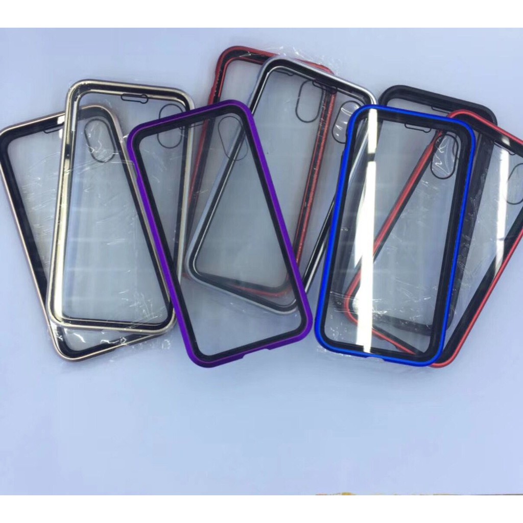 เคสโทรศัพท์มือถือ กรอบแม่เหล็ก 360 องศา กันกระแทก สําหรับ Xiaomi 9 9se Redmi 7 note7pro Xiaomi 8 ...