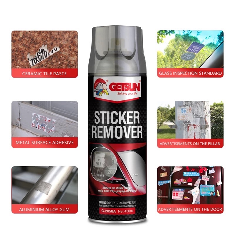 Getsun Sticker Remover สเปรย์ล้างคราบกาว ลอกคราบสติ๊กเกอร์ สเปรย์ลอกกาว ...