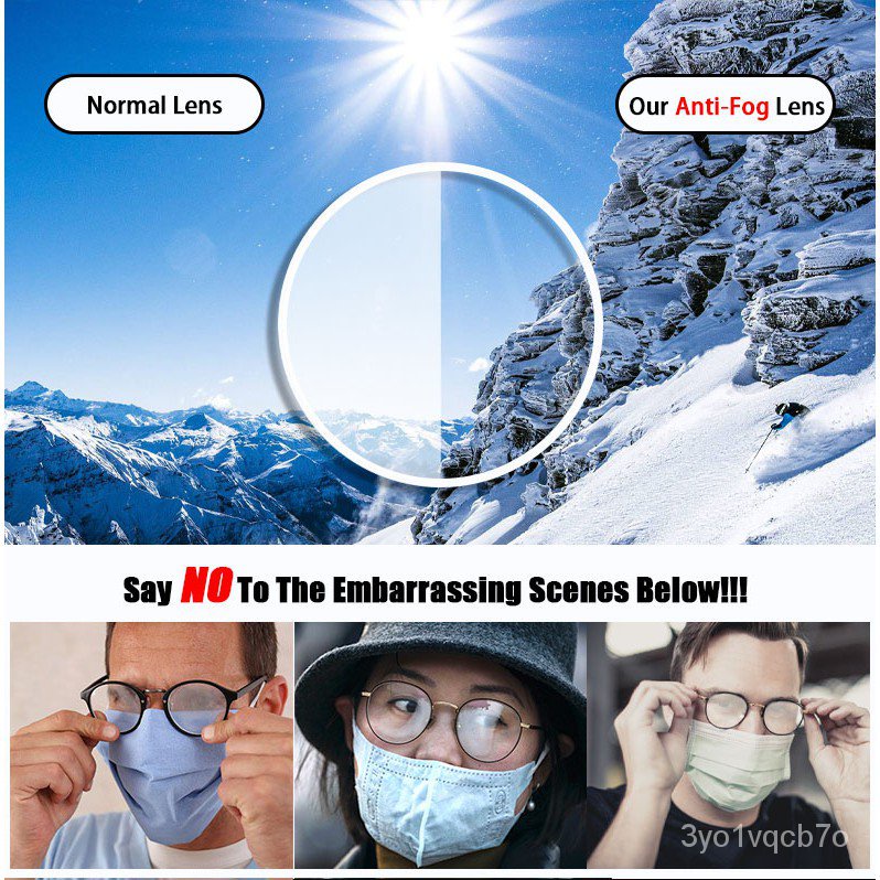 Photochromic Anti Radiation Eye Glasses Anti Fog For Women Men Anti rad ...