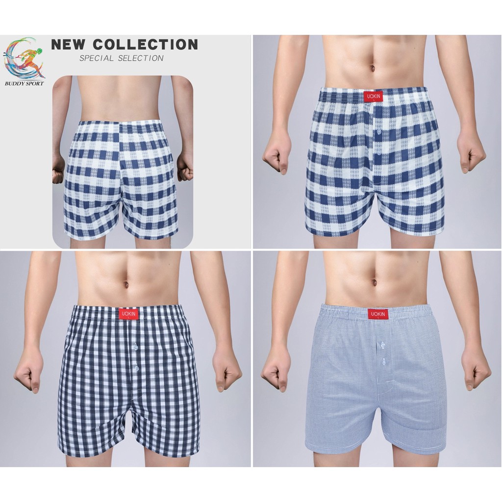 04Fใหม่ กางเกงบ๊อกเซอร์ Boxer Premium แบรนด์ UOKIN เนื้อผ้านิ่ม นุ่มนวล ...