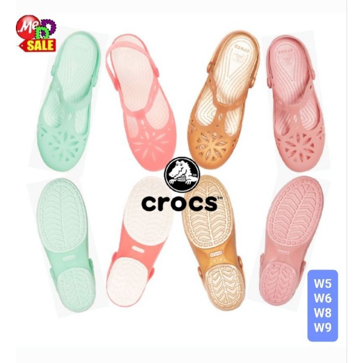 CROCS - ใหม่ คร็อคส์ รองเท้าลำลอง รุ่น Crocs Isabella Clog Carlie Cut ...