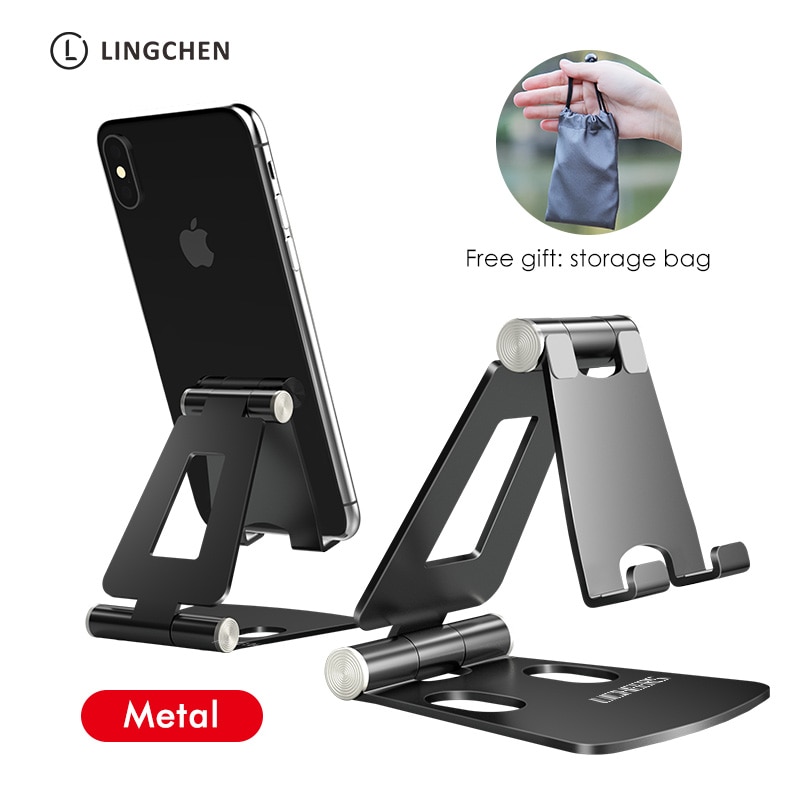 LINGCHEN Phone Holder Stand for iPhone 11 Xiaomi mi 9 Metal Phone ...