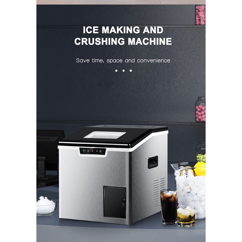 เครื่องทำน้ำแข็งIce Cube Maker Ice Making Machine Ice Maker Machine Ice ...