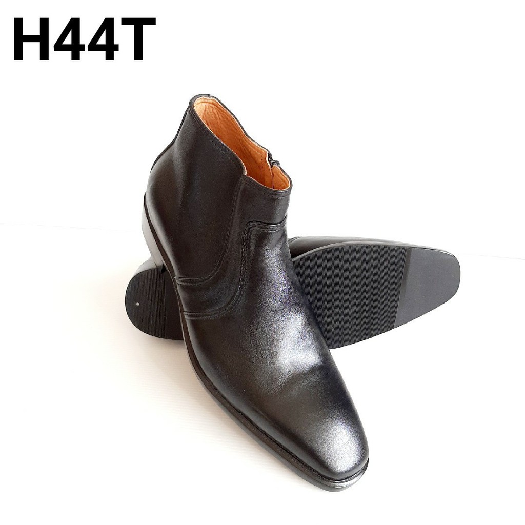 SrichaiShoes รุ่น H44T รองเท้าหุ้มข้อสูง 4 หนังวัวนิ่ม ทรงหัวแหลมตัด - srichaigroup - ThaiPick