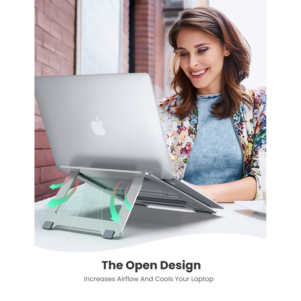 UGREEN Laptop Stand Adjustable Laptop MacBook Portable Foldable Laptop ...