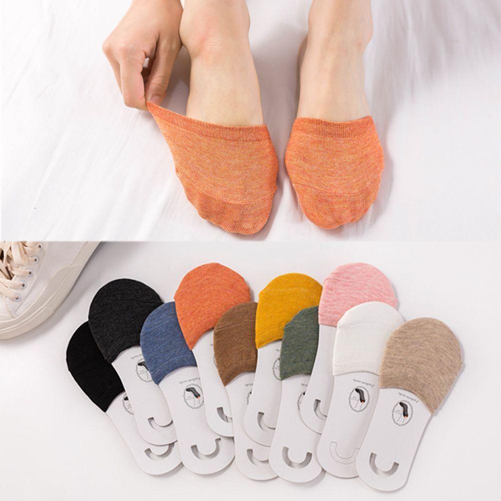 DANBY Summer Forefoot Socks Slippers Half Socks Half Foot Socks Non ...