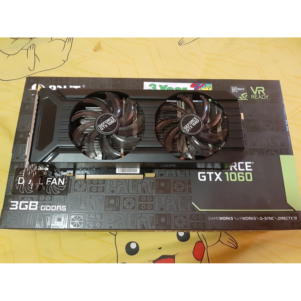 PALIT GTX 1060 3GB Dual + กล่องเดิม | Shopee Thailand