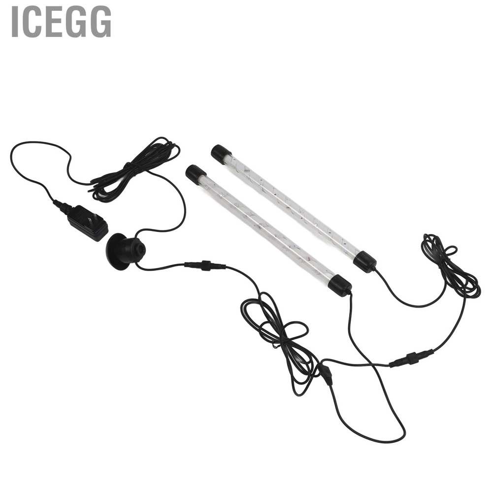 Icegg Fish Tank Aquarium LED Light Remote Control RGB Tube Lamp ...