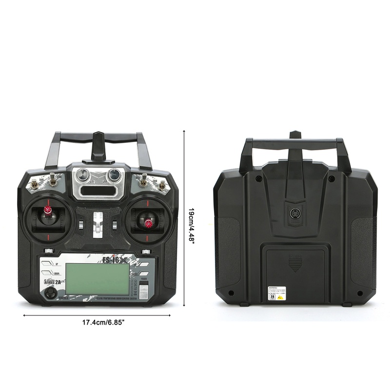 Iwo ตัวรับส่งสัญญาณ iA6B พร้อมตัวรับสัญญาณ FS-i6X FS i6X 10CH 2.4GHz ...
