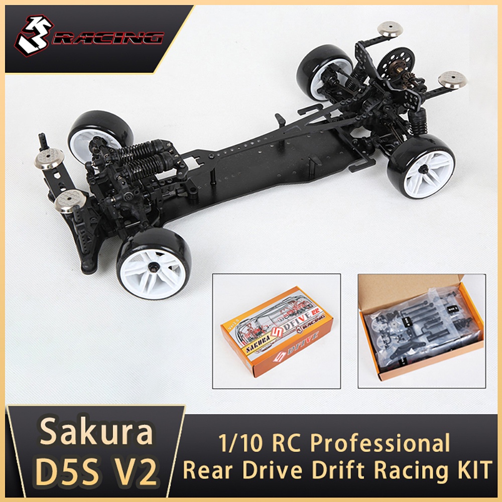 3RACING Sakura D5 S V2 KIT 1/10 Remote Control Super Rear Drive Drift ...