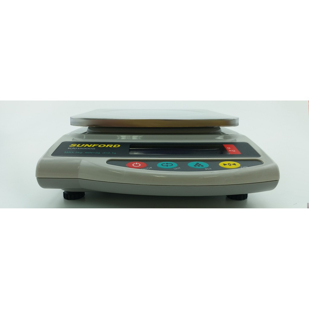 เครื่องชั่งดิจิตอล SUNFORD KAH5000S(มีใบรับรอง) 5 กิโลกรัม ความละเอียด ...