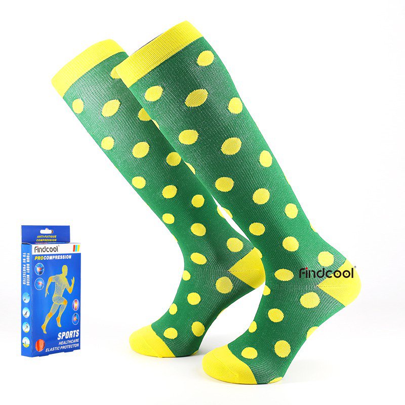 Findcool Compression Running Socks Long Sports Socks Men Women for ...