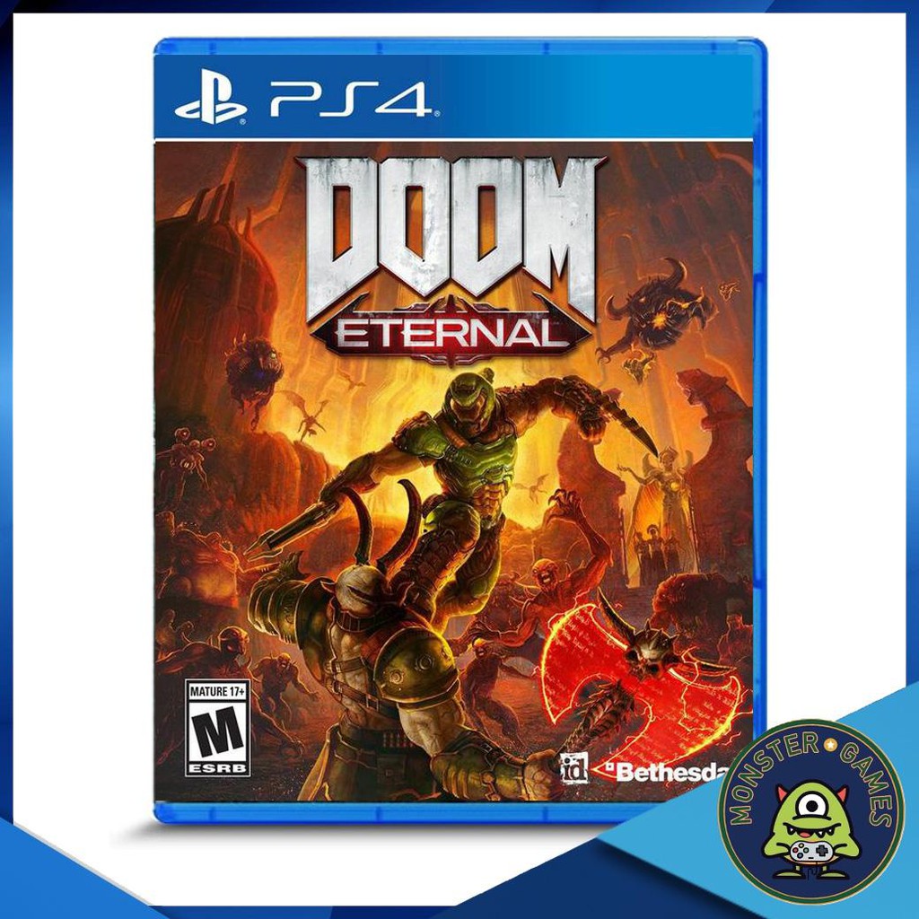 Doom Eternal Ps4 แผ่นแท้มือ1 (Ps4 games)(Ps4 game)(เกมส์ Ps.4)(แผ่น ...