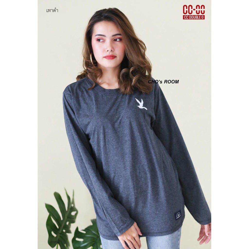 เสื้อยืดแขนยาว งานป้าย???? CC-OO ???? (SML) - ton6066 - ThaiPick