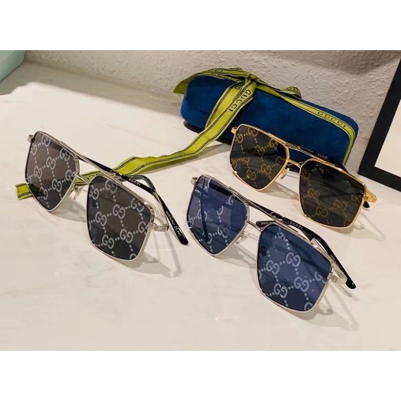 Gucci aviator sunglasses with GG blue lenses - share_shoppp - ThaiPick
