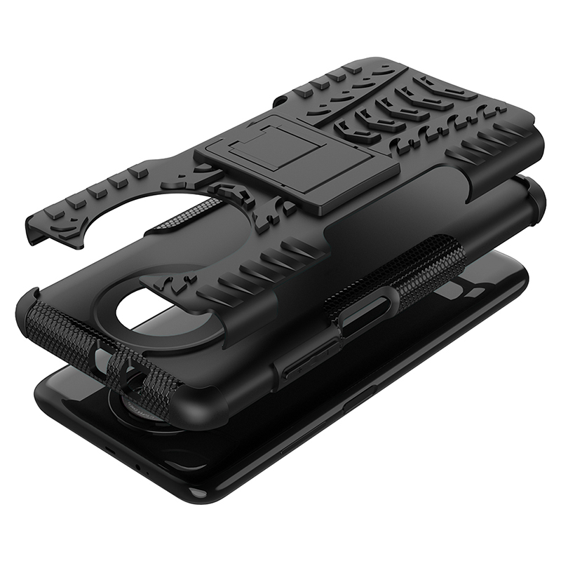 Xiaomi Redmi Note 9T 5G Case Hybrid Armor Shockproof Kickstand ...
