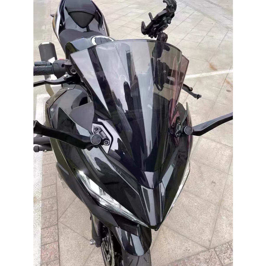 Suitable for Kawasaki NINJA400 motorcycle front windshield modified ...