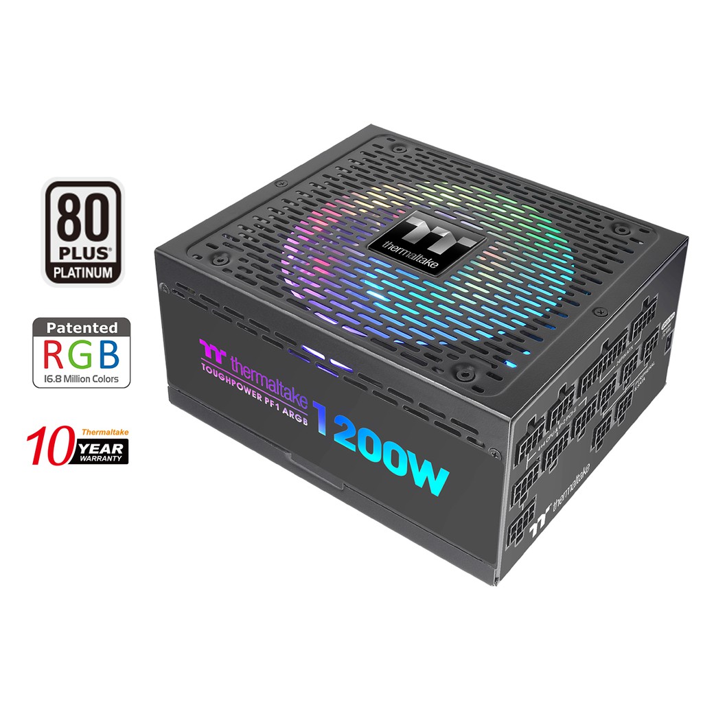 Thermaltake TOUGHPOWER PF1 ARGB 1200W (80 PLUS Platinum) 10Year ...