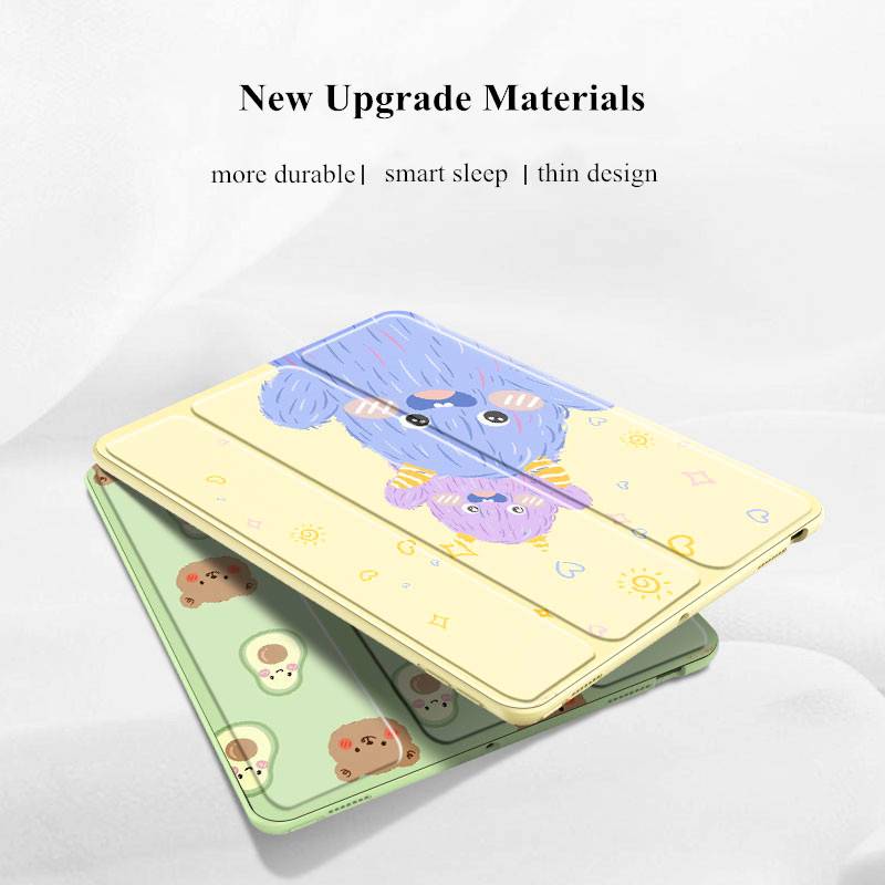 2021 New iPad Pro 11 Air 4 Case with Cute Cartoon Double-sided Printing ...