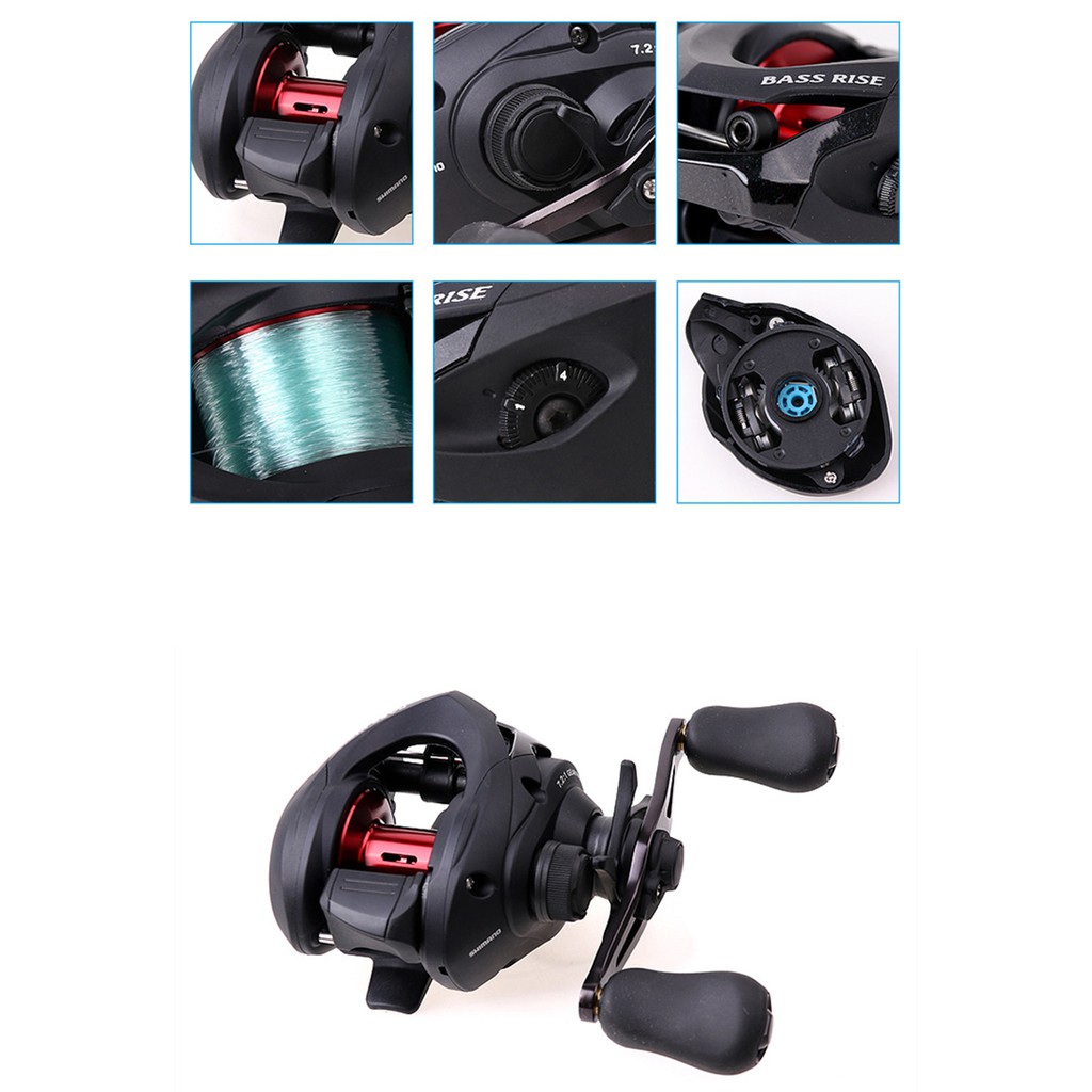รอกหยดน้ำ Shimano Bass Rise รอบ 7.2:1 หมุนขวา พร้อมใบรับประกัน - 214shop - ThaiPick