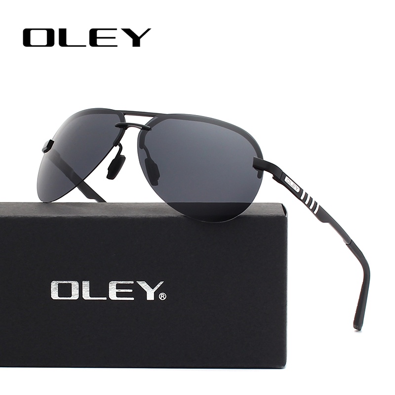 OLEY Brand Polarized Sunglasses Men Classic pilot sun glasses Driving ...