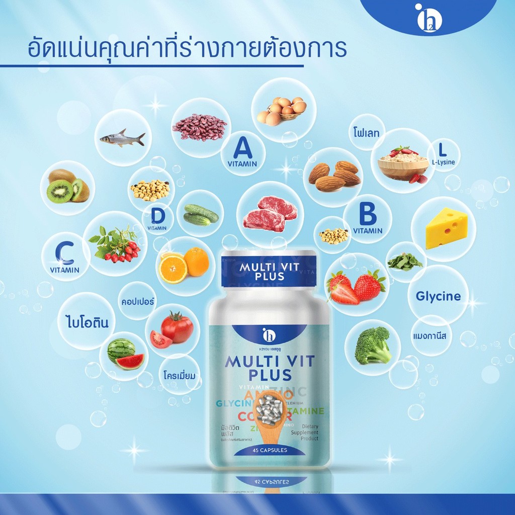 มัลติวิตามิน วิตามินรวม เพิ่มน้ำหนัก มัลติวิตพลัส Multi Vit Plus คนอยาก ...