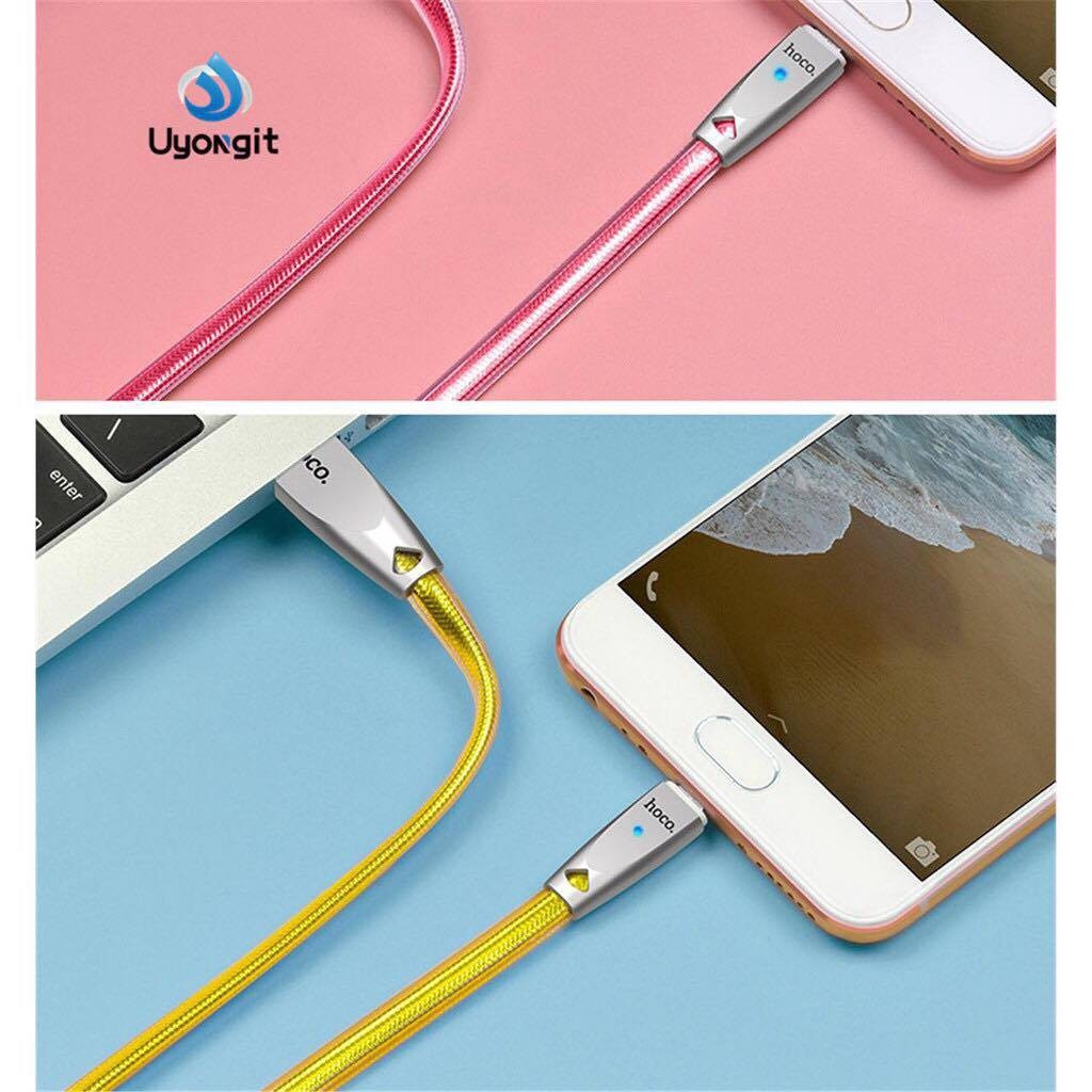 HOCO U9 สายชาร์จ MicroUSB AndroidSamsung data cable สายแบน ชาร์จเร็ว ...