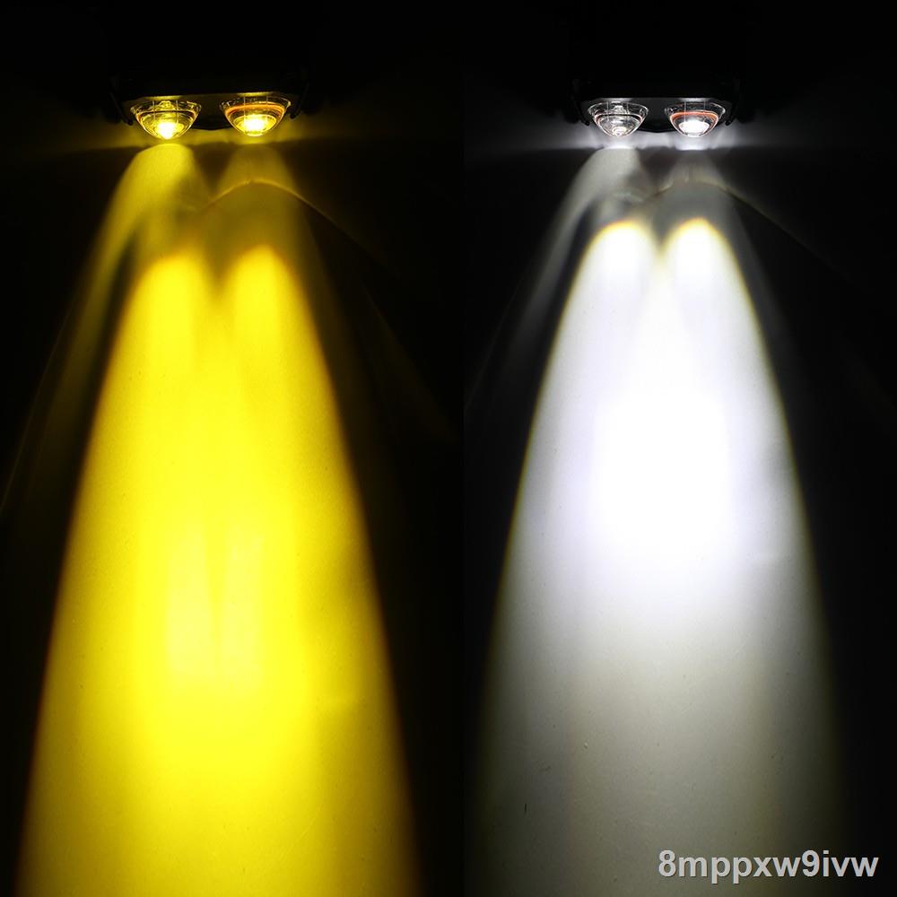 ♛COLIGHT 3'' 100W Led Light Bar Dual Color 12D White light 6500K Yellow ...