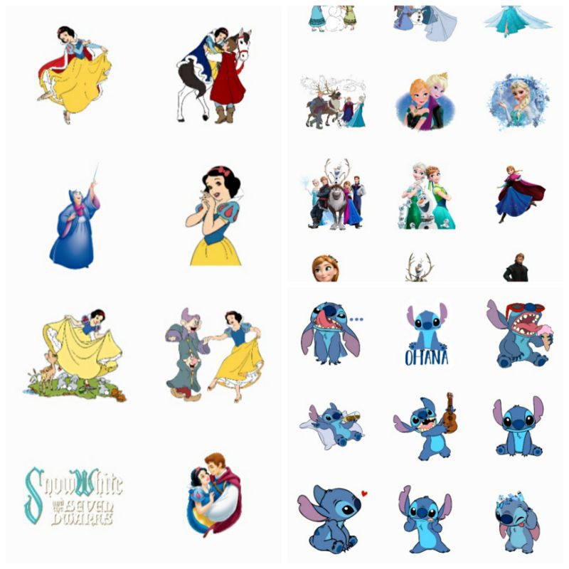 Cinderella, Stitch, Frozen, Snow White Etc. อุปกรณ์เสริมสําหรับดิสนีย์ ...