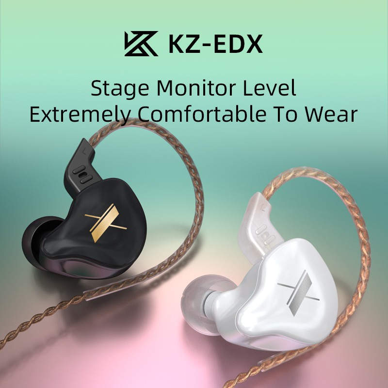 KZ EDX 1 Dynamic In Ear Earphone HIFI Earphones Earbud Sport Noise ...